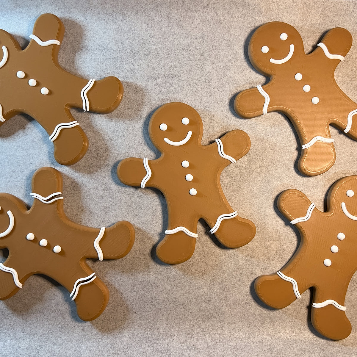 Magnetic Modular Gingerbread Man - Festive Fidget Fridge Friend – YGK3D