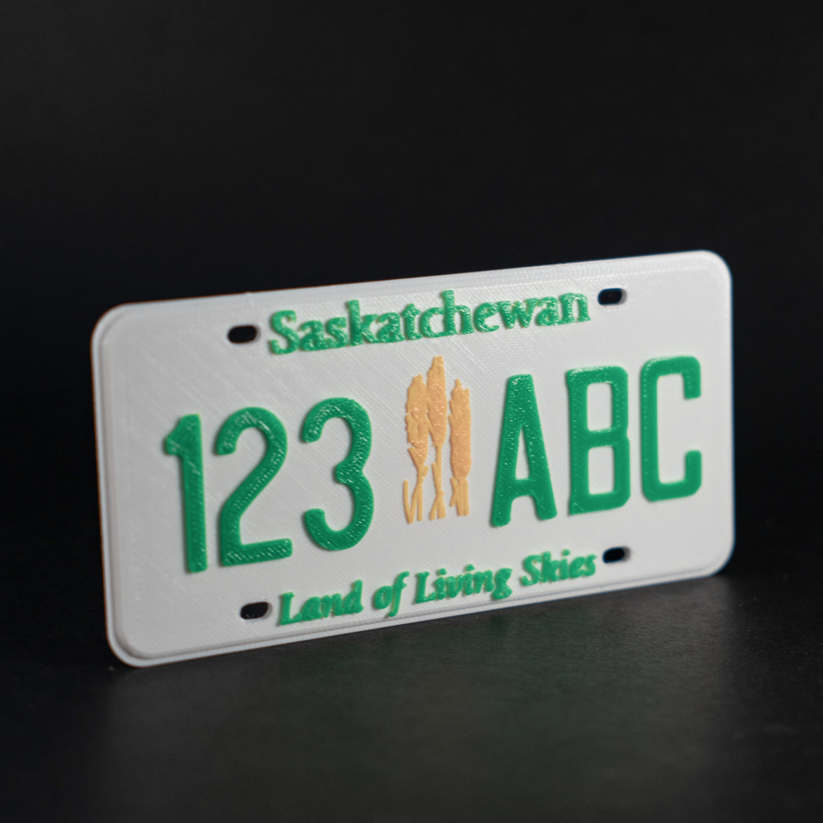 Replica Saskatchewan License Plate – YGK3D