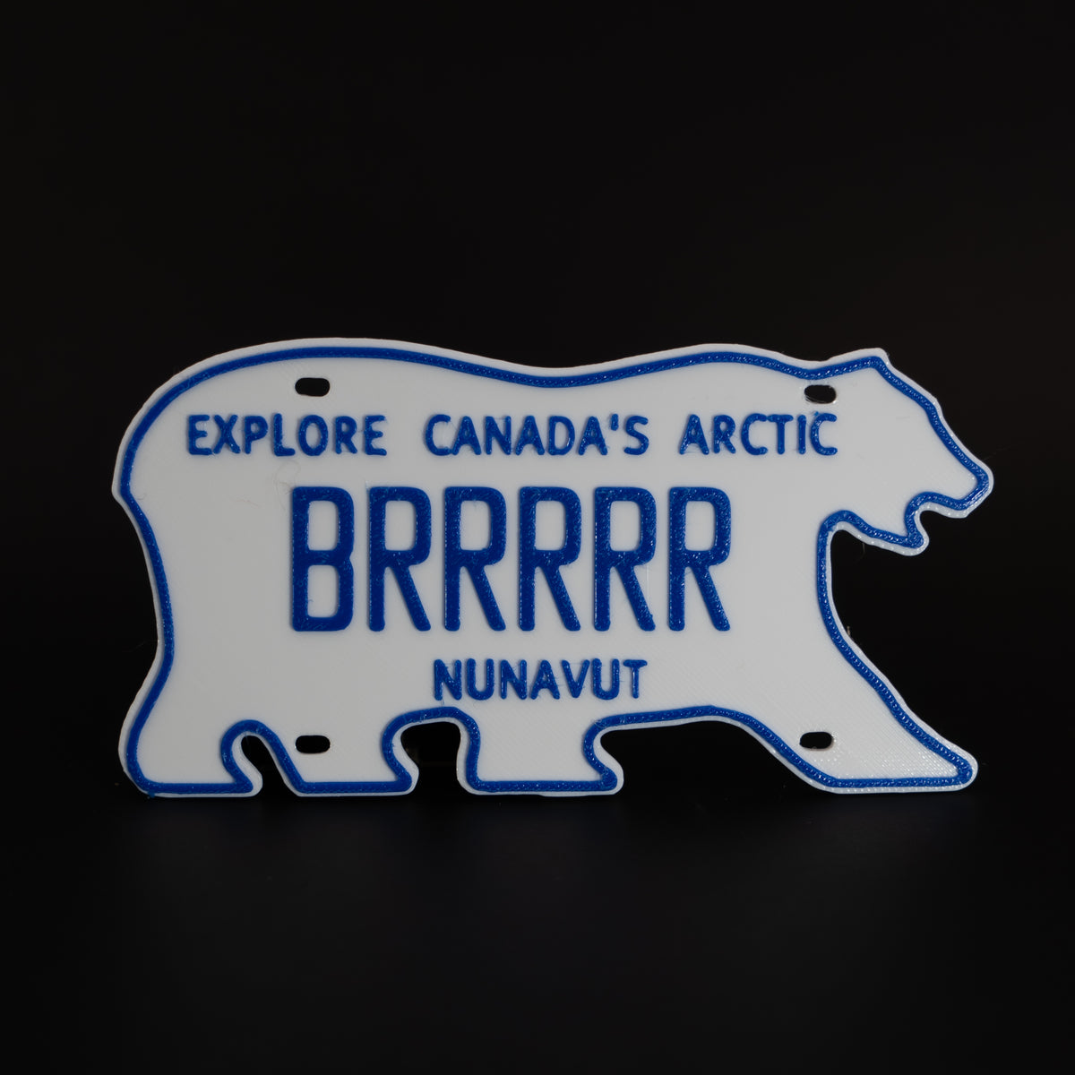 Replica Nunavut License Plate – YGK3D